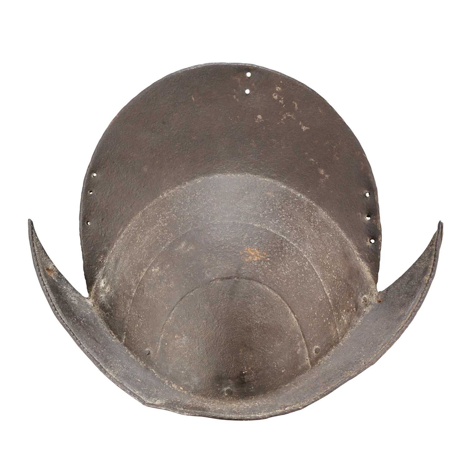 Lot 360 - A GERMAN BLACK-AND-WHITE COMB MORION