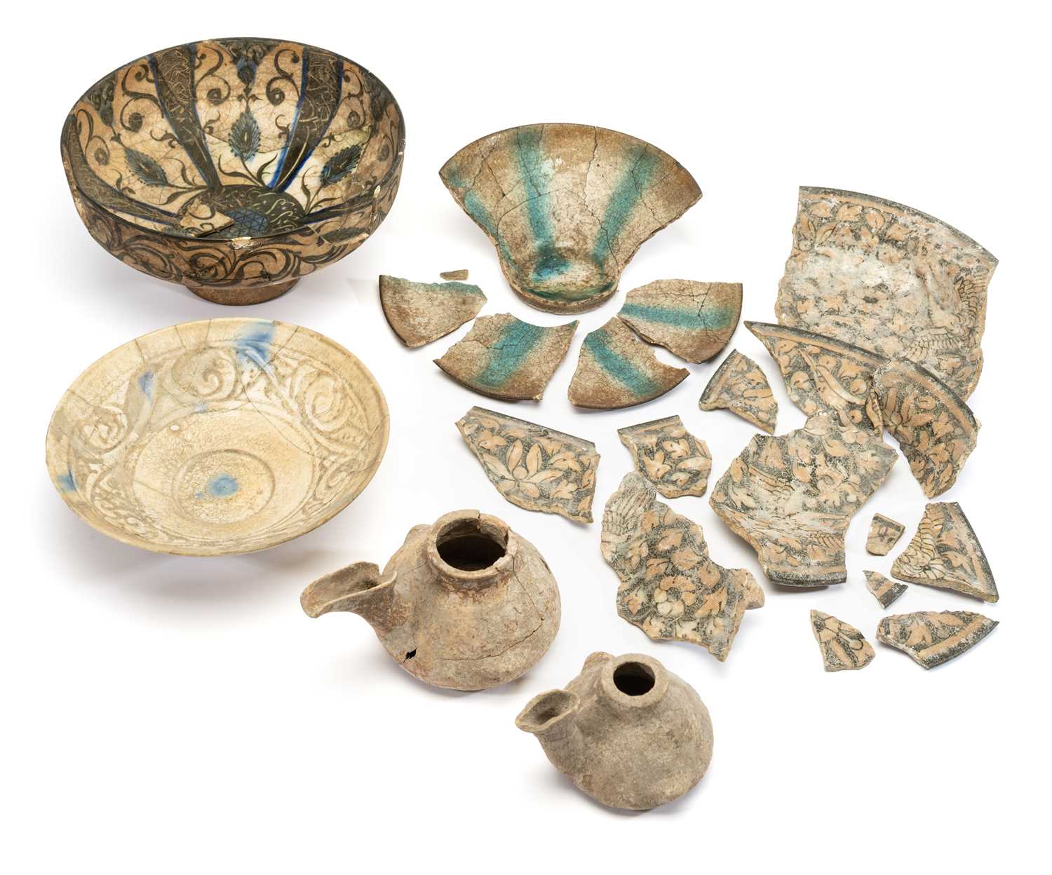 Lot 70 - A COLLECTION OF FRAGMENTARY ANCIENT AND