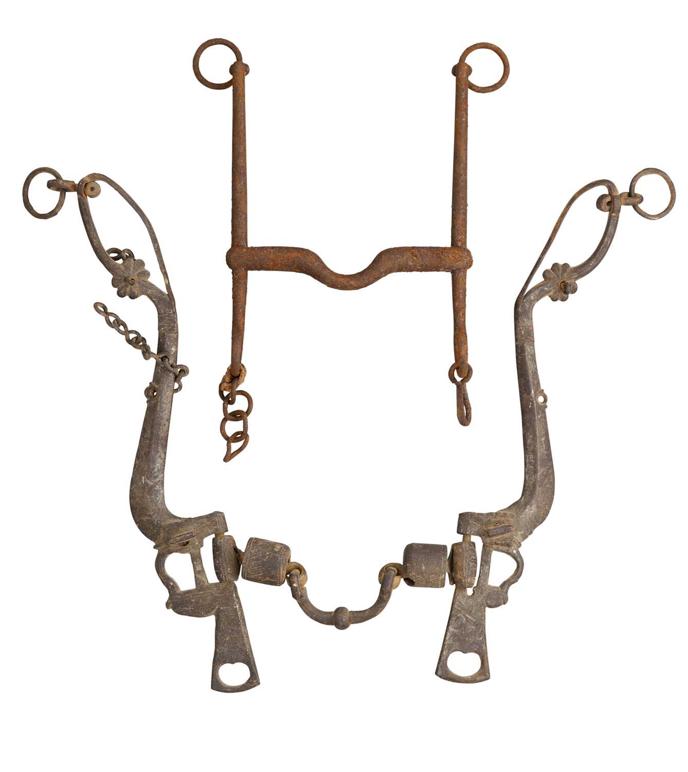 Lot 365 - A GERMAN HORSE BIT