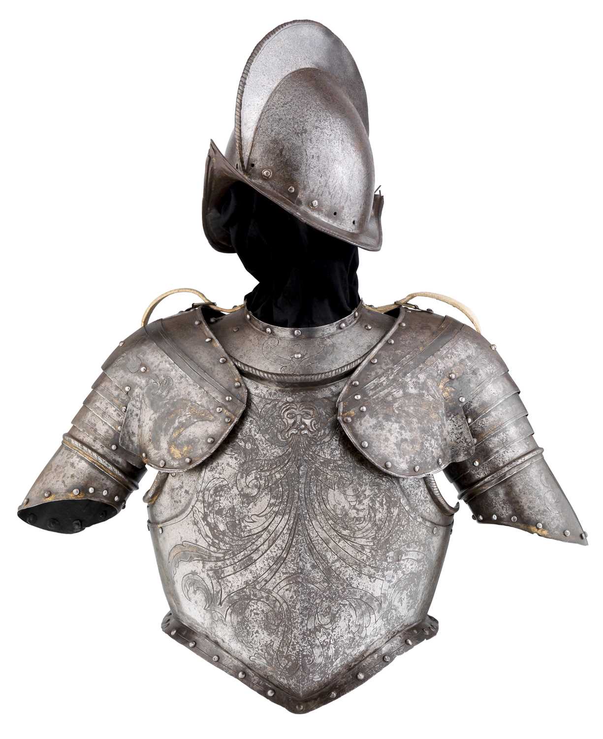 Lot 211 - A RARE NORTH ITALIAN HALF ARMOUR