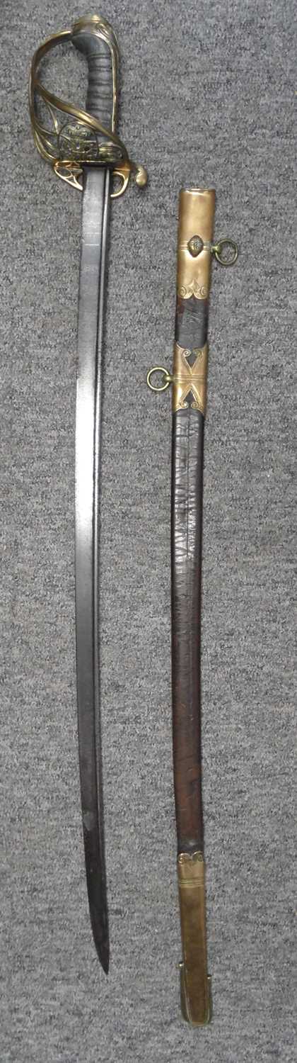 Lot 340 - A WILLIAM IV 1822 PATTERN INFANTRY OFFICER'S
