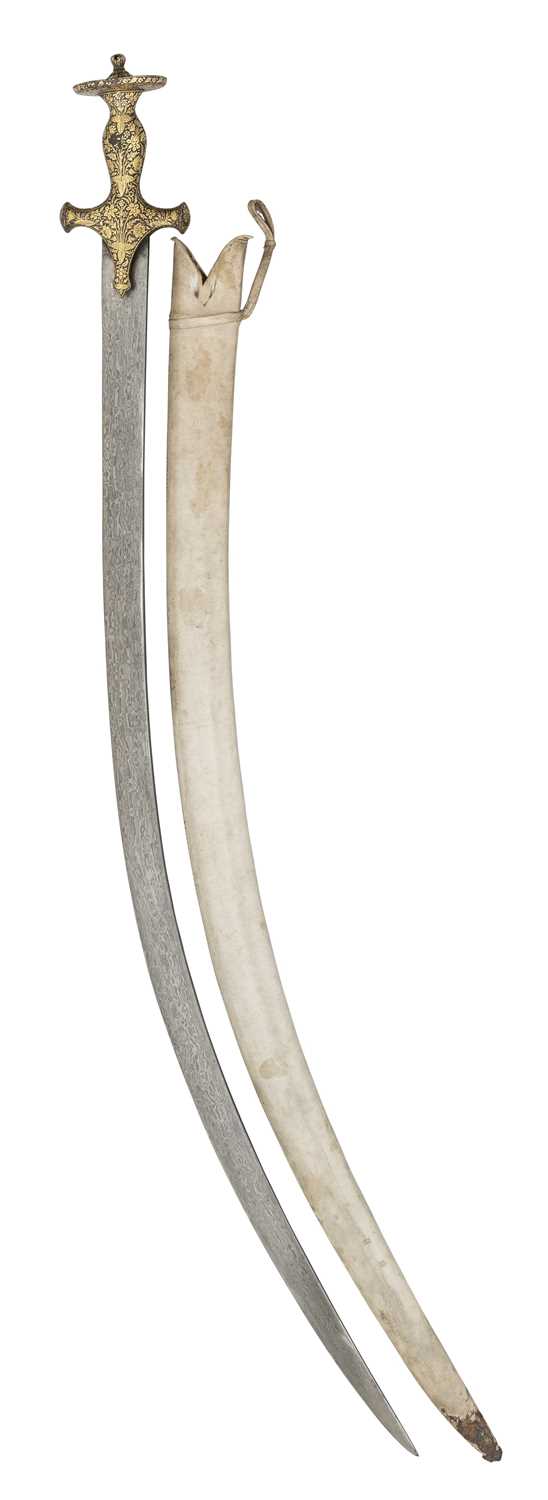 Lot 123 - A FINE INDIAN SWORD (TALWAR), LATE 18TH/19TH
