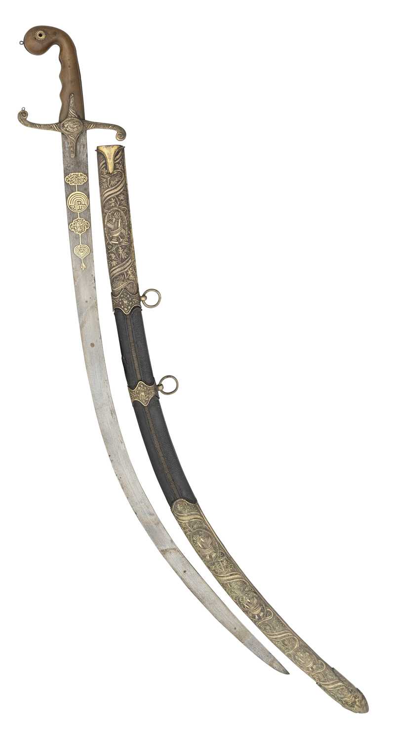 Lot 136 - ËœAN OTTOMAN SWORD (SHAMSHIR), TURKEY, 19TH