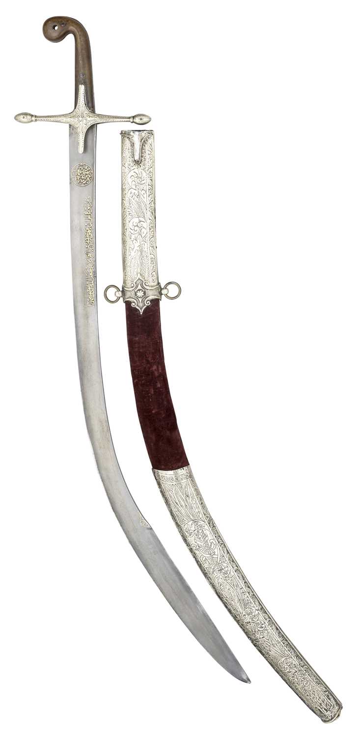 Lot 149 - ËœAN OTTOMAN SWORD, TURKEY, 19TH CENTURY