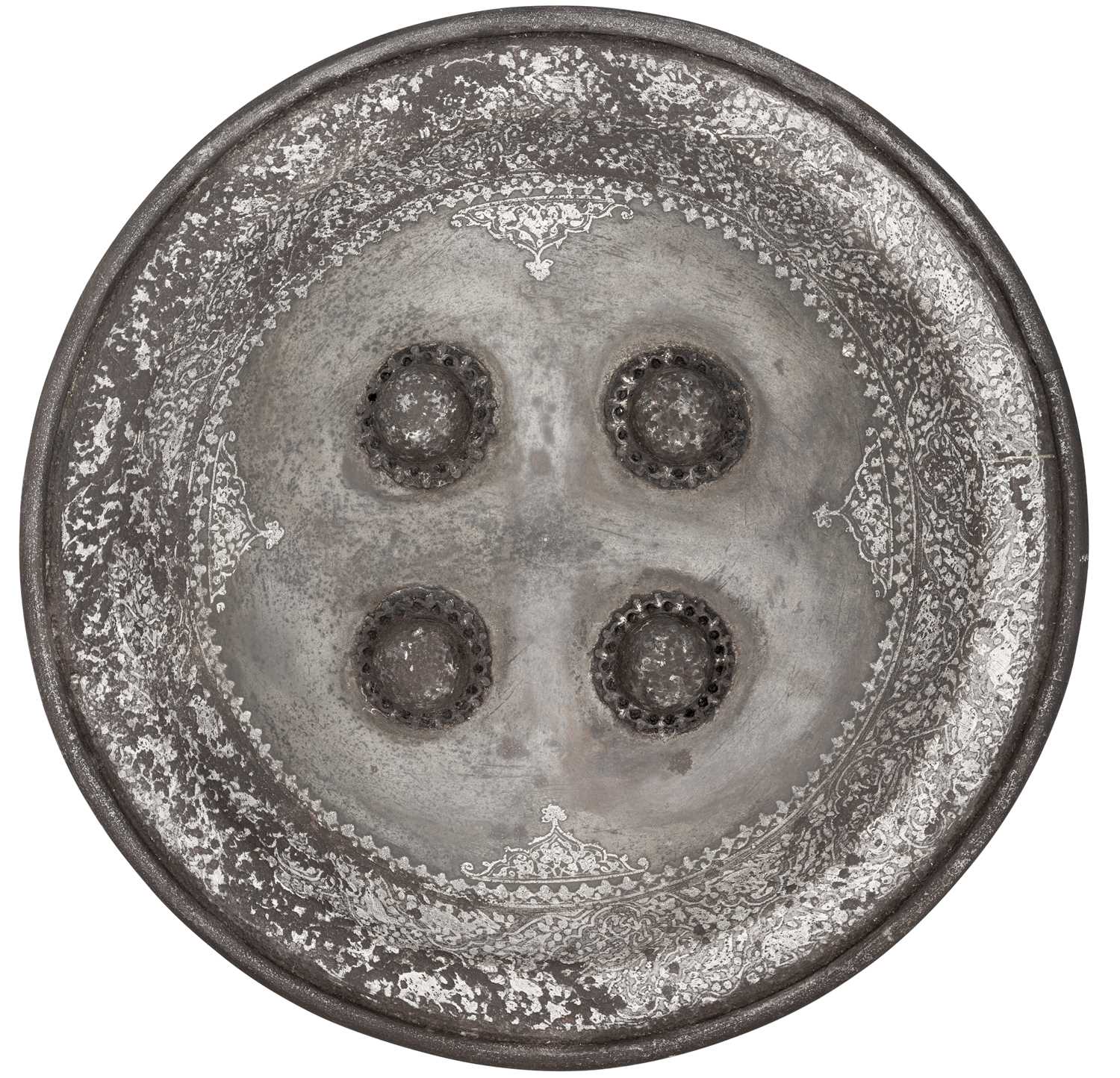 Lot 158 - AN INDIAN SHIELD (DHAL), 18TH/19TH CENTURY