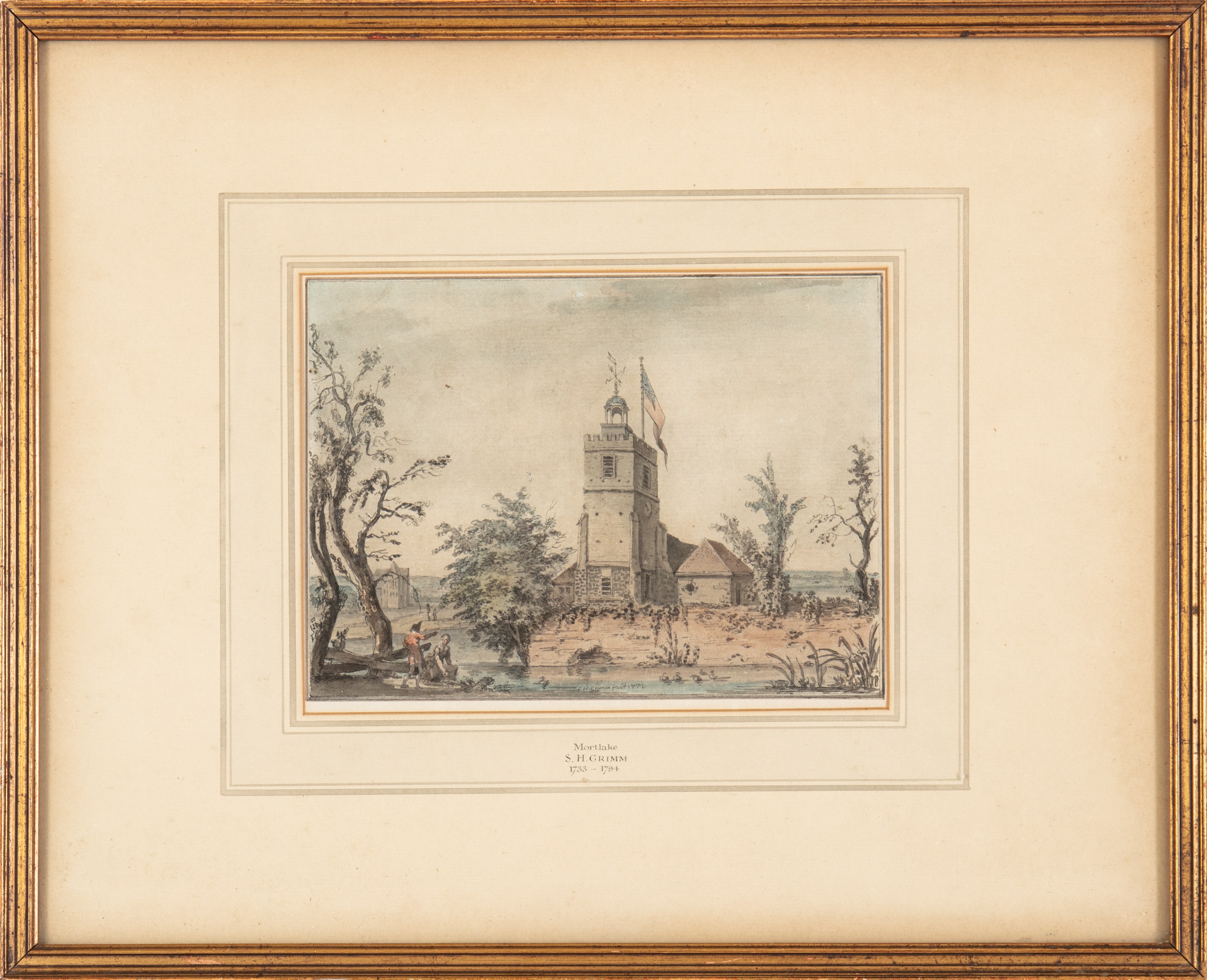 Lot 228 - SAMUEL HIERONYMUS GRIMM (SWISS 1733-1794)