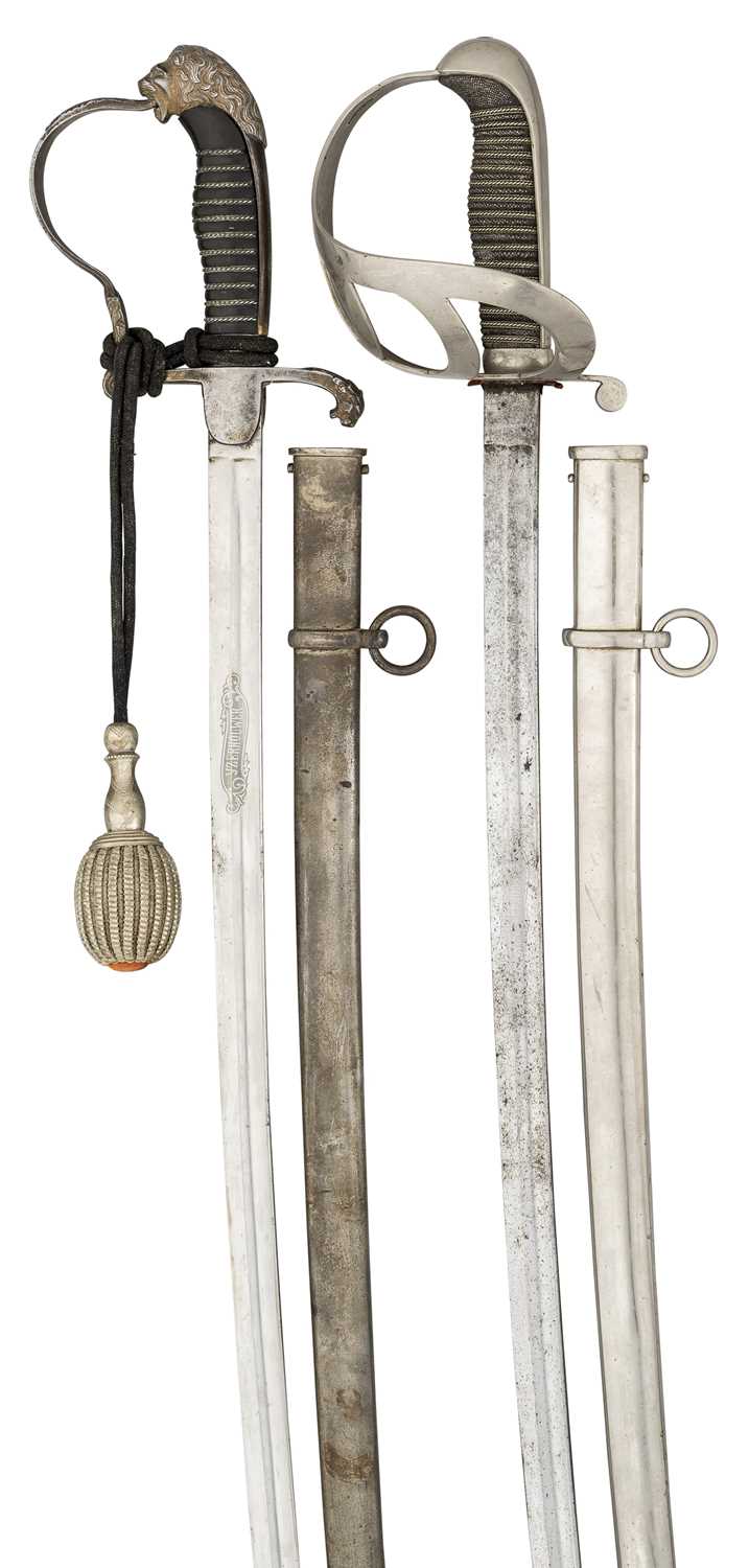 Lot 274 - A DUTCH MODEL 1876 CAVALRY SWORD AND A DUTCH