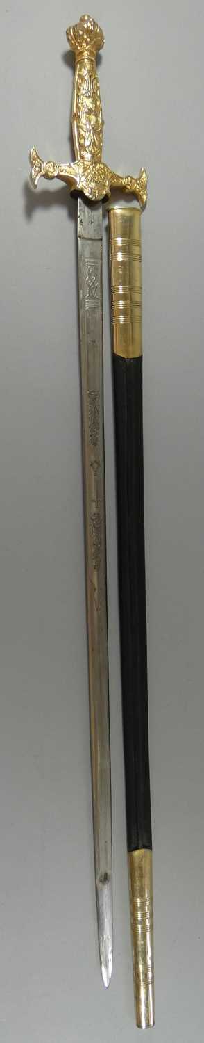 Lot 326 - SIX MASONIC SWORDS
