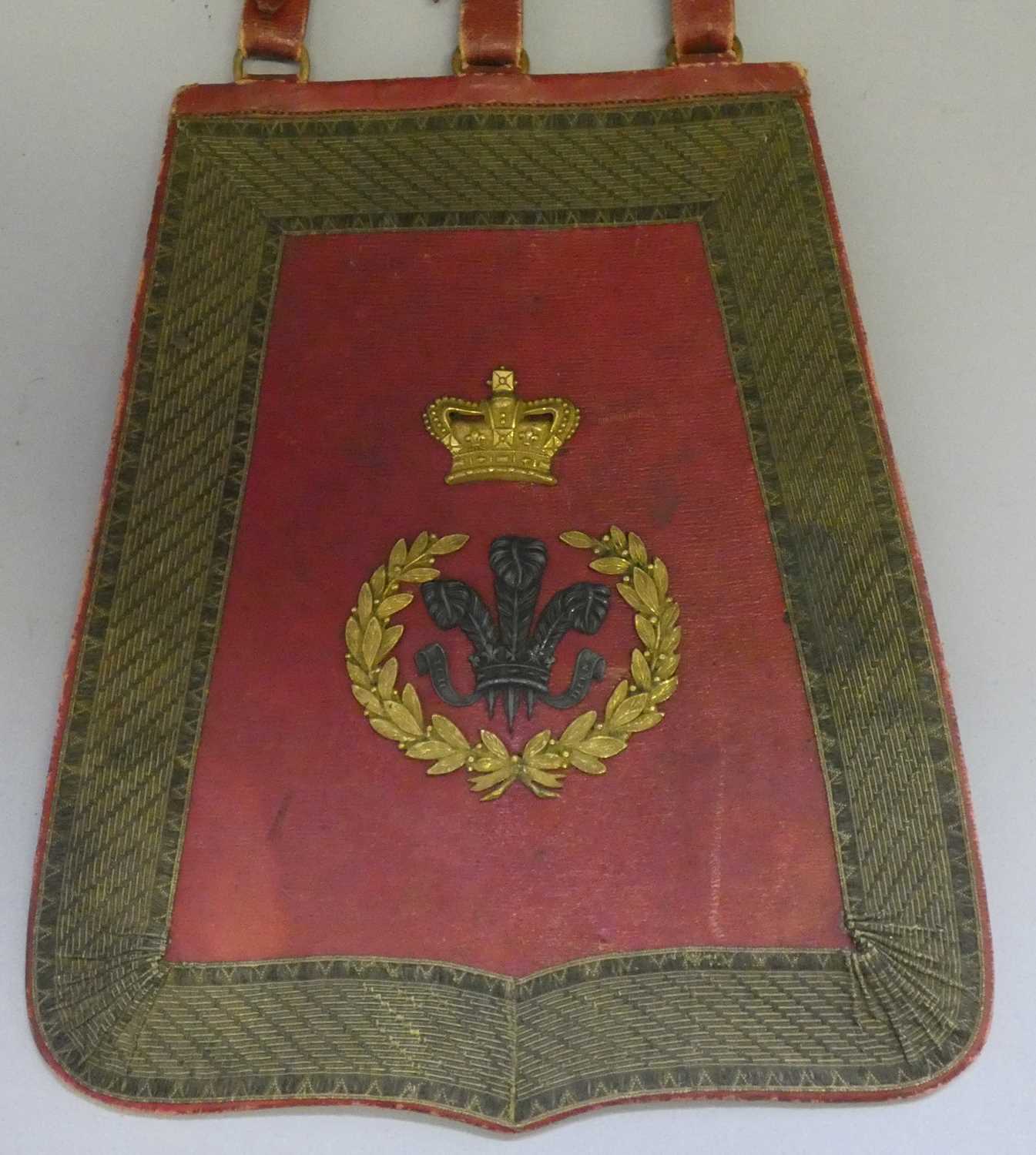 Lot 344 - A VICTORIAN YEOMANRY OFFICER'S SABRETACHE