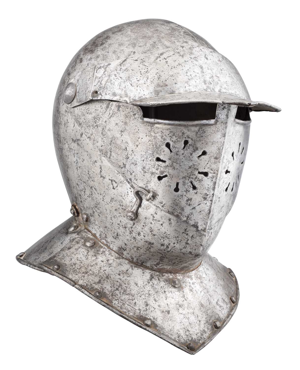 Lot 72 - â“Œ A NORTH ITALIAN CLOSE HELMET, FIRST