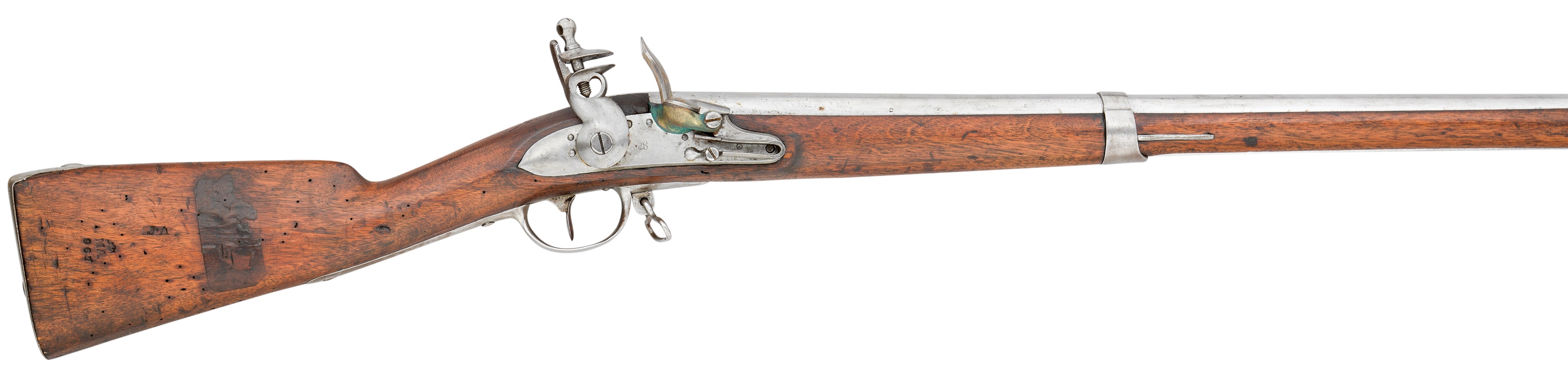 Lot 384 - A .700 CALIBRE FRENCH MODEL 1777 FLINTLOCK