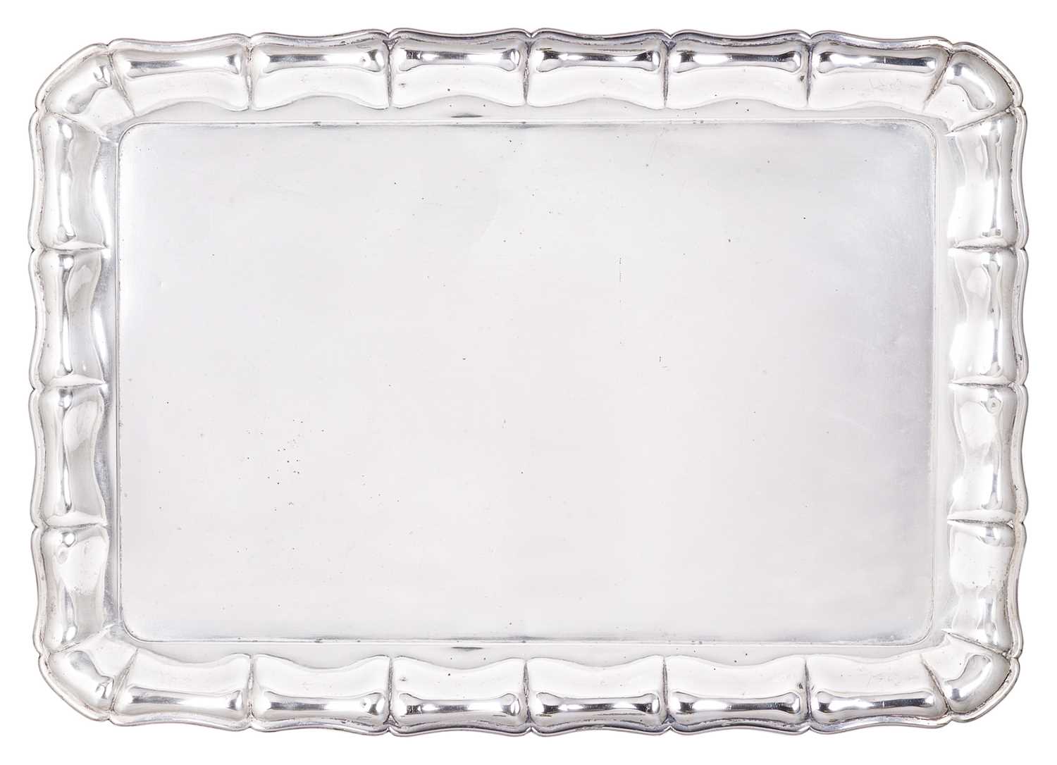 Lot 147 - A GERMAN SILVER TRAY