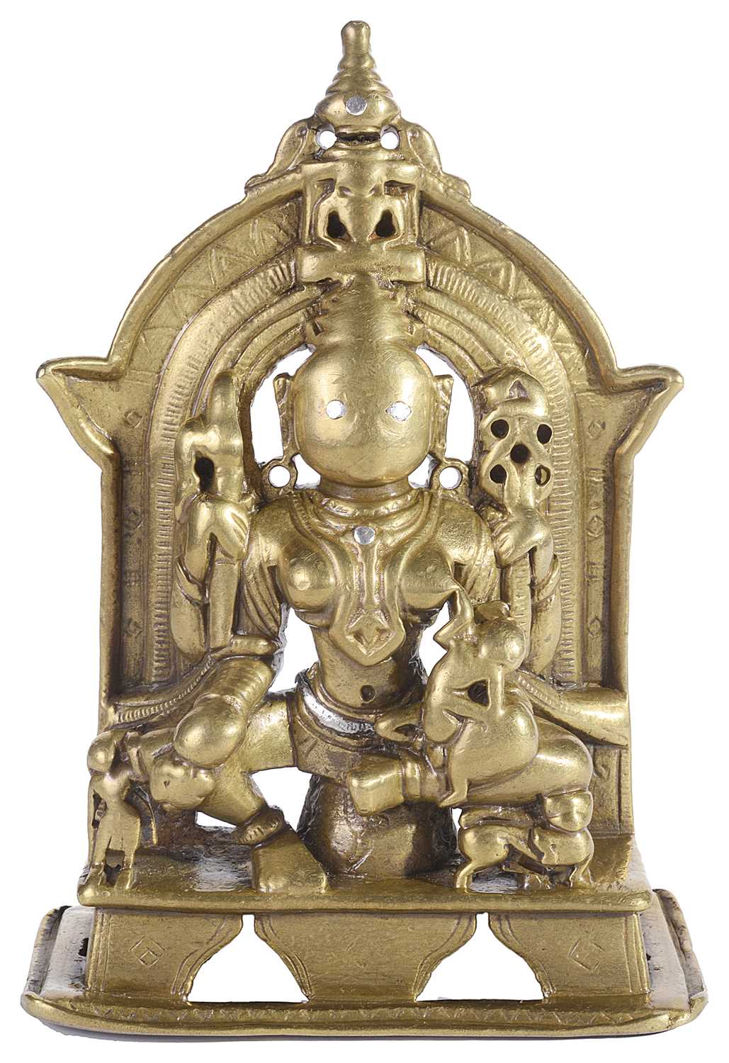 Lot 238 - A JAIN SHRINE DEPICTING AMBIKA