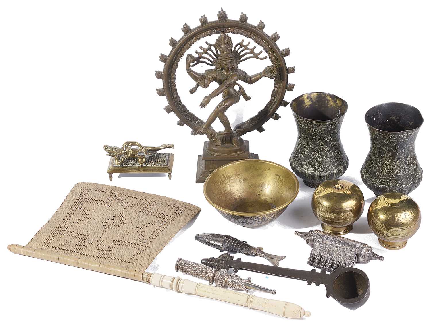 Lot 267 - A COLLECTION OF INDIAN OBJECTS