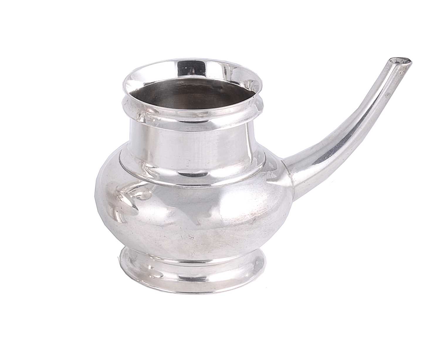 Lot 270 - A SMALL SILVER LOTA