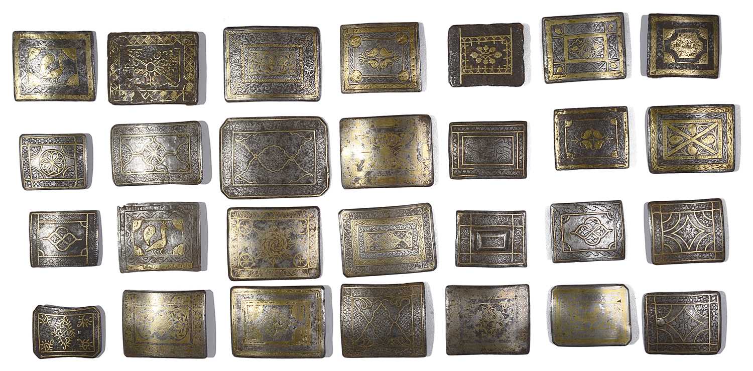 Lot 276 - TWENTY-EIGHT IRON BUCKLES
