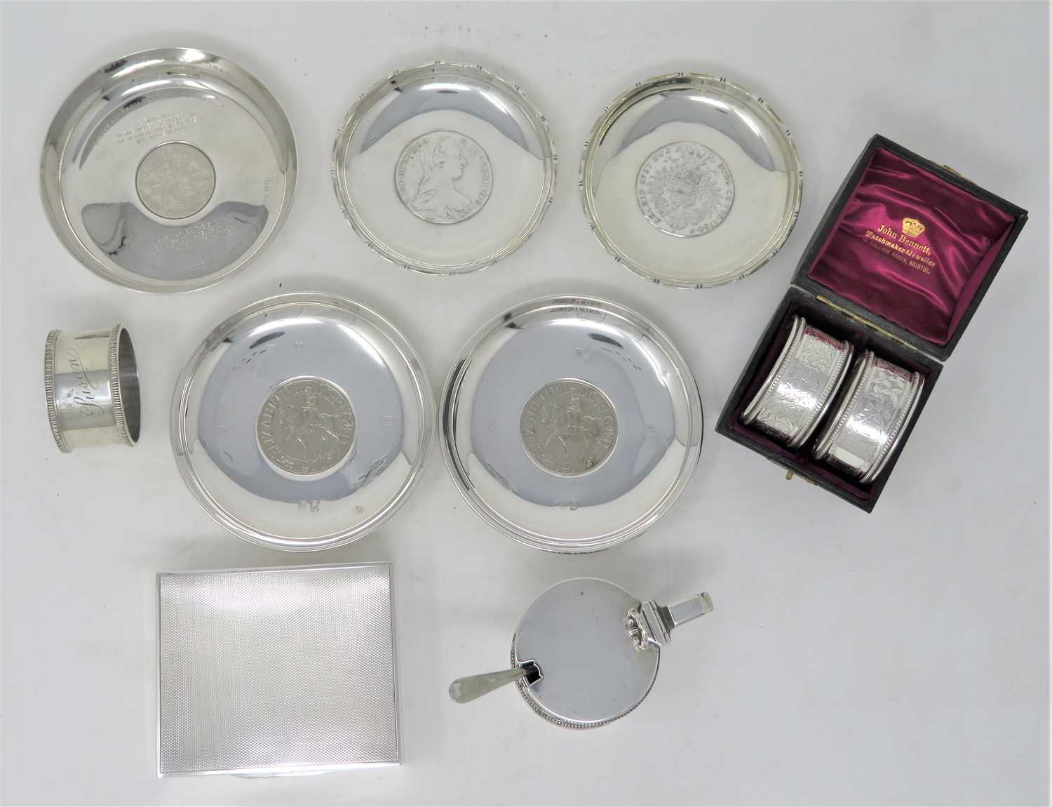 Lot 506 - ASSORTED ENGLISH SILVER