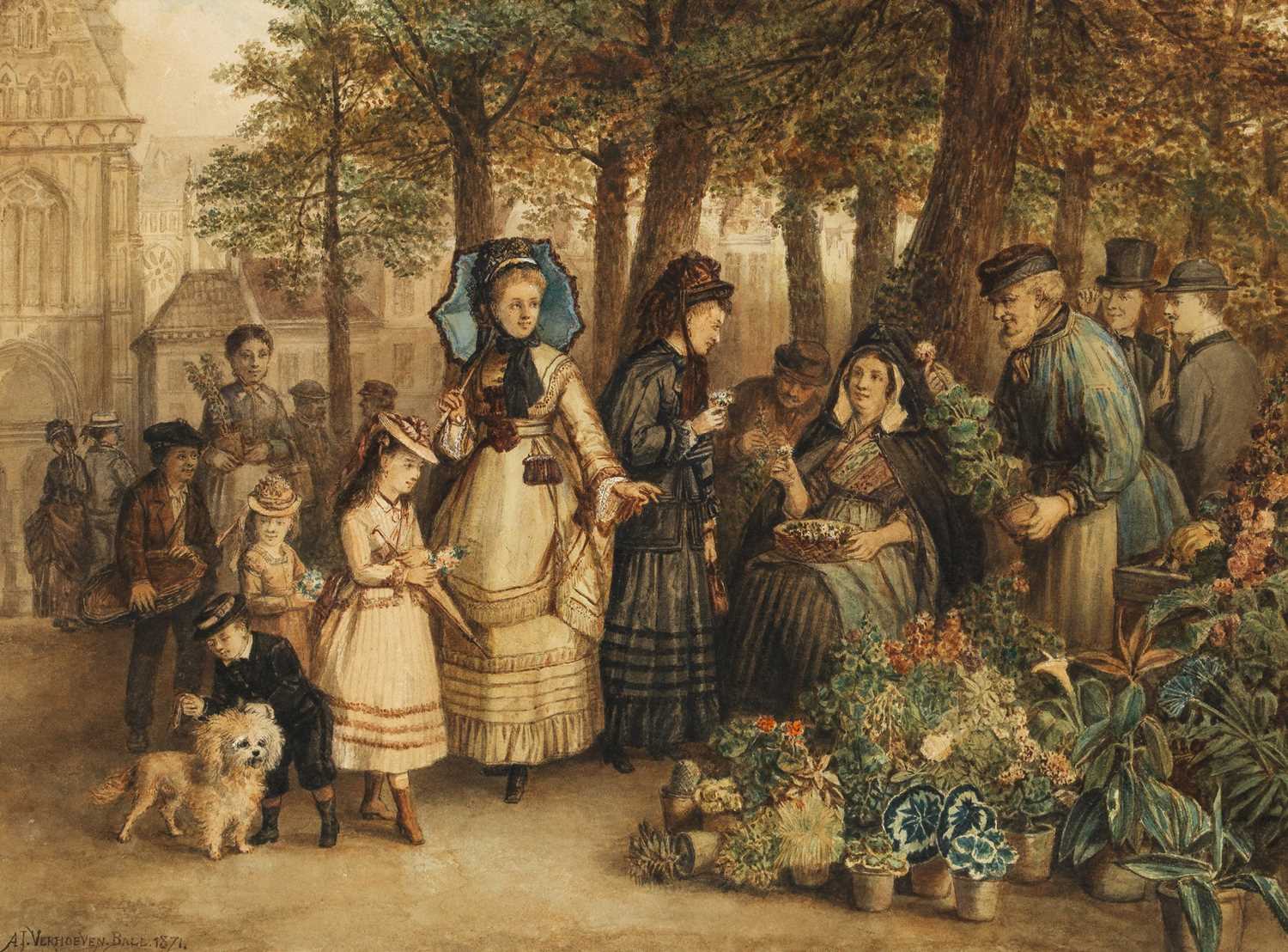 Lot 51 - ADRIEN JOSEPH VERHOEVEN-BALL (1824-1882)