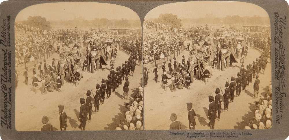 Lot 213 - THIRTY-FOUR STEREOPTICON PHOTOGRAPHS (19th