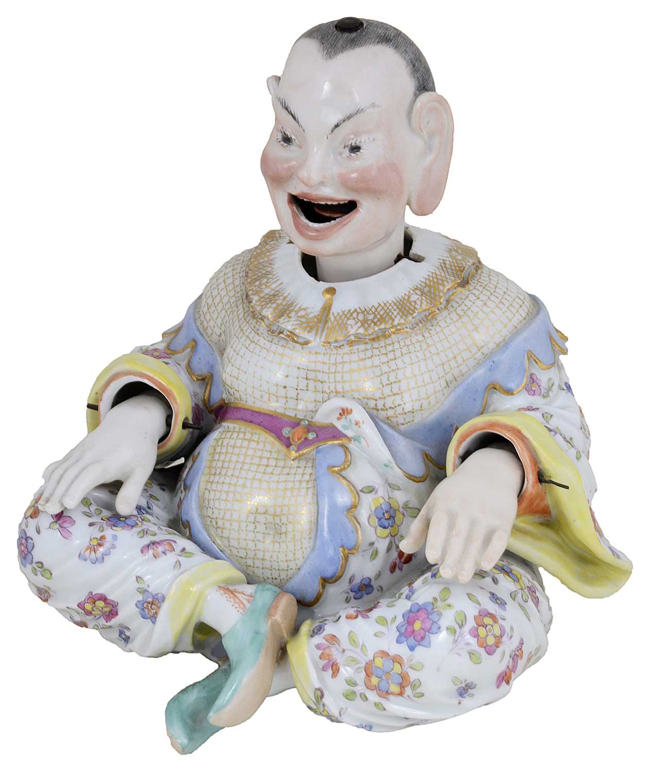 Lot 300 - A MEISSEN NODDING 'PAGODA' FIGURE
