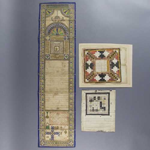Lot 203 - THREE TALISMANIC CHARTS