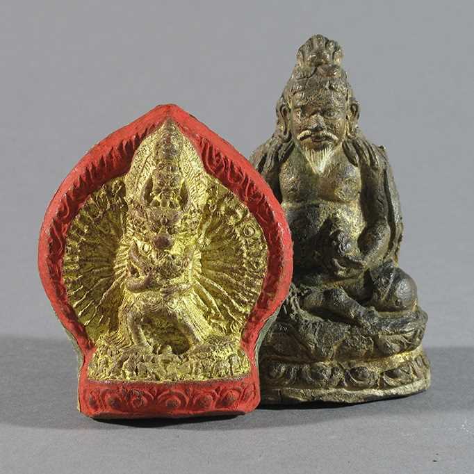 Lot 67 - TWO GILT TSATSA