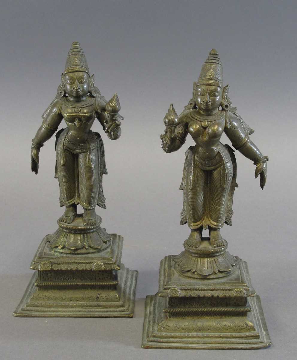 Lot 84 - BHU-DEVI AND SRI-DEVI TAMIL NADU, SOUTH INDIA,