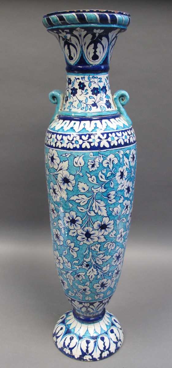 Lot 295 - A MONUMENTAL MULTAN VASE