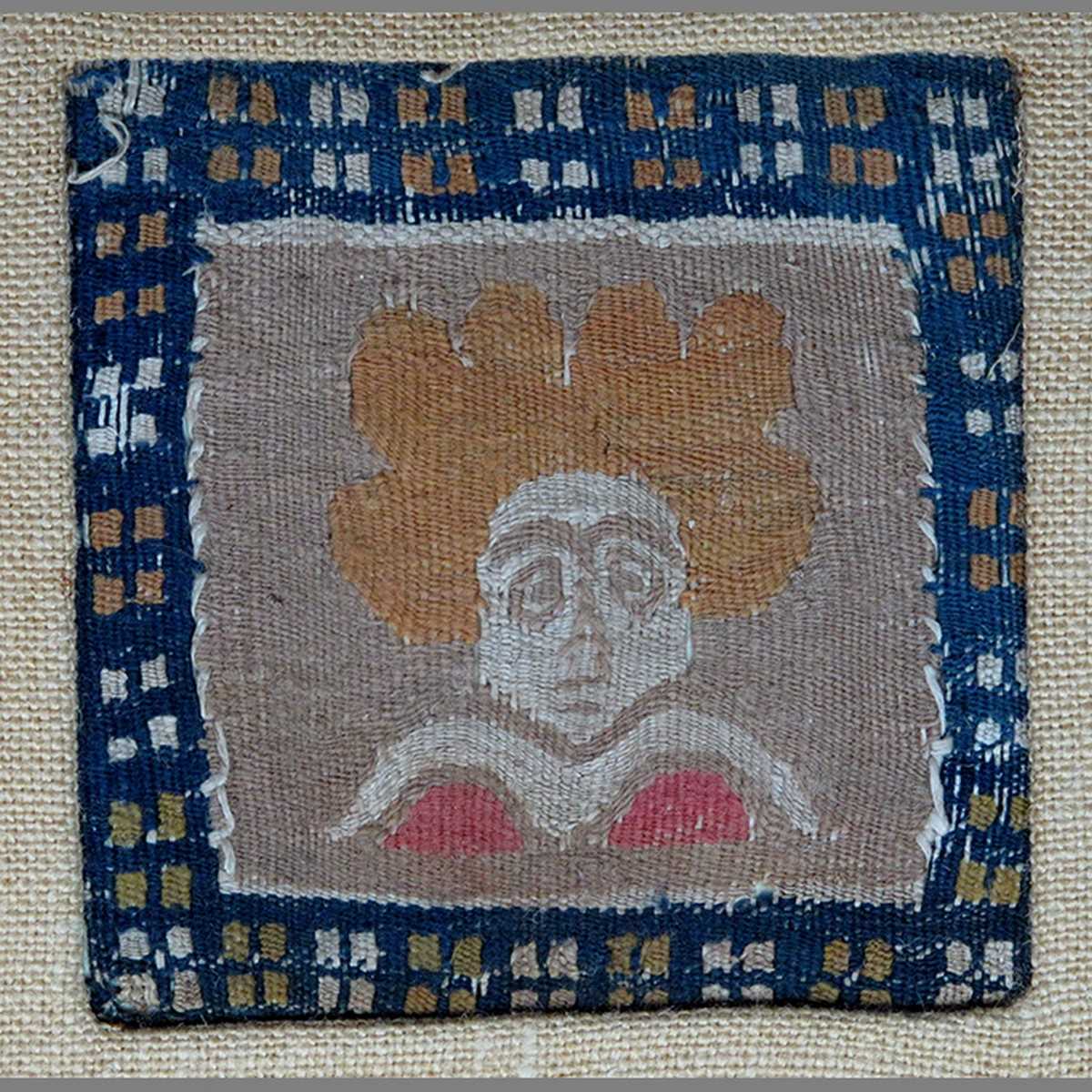 Lot 365 - A SMALL COPTIC TEXTILE PANEL