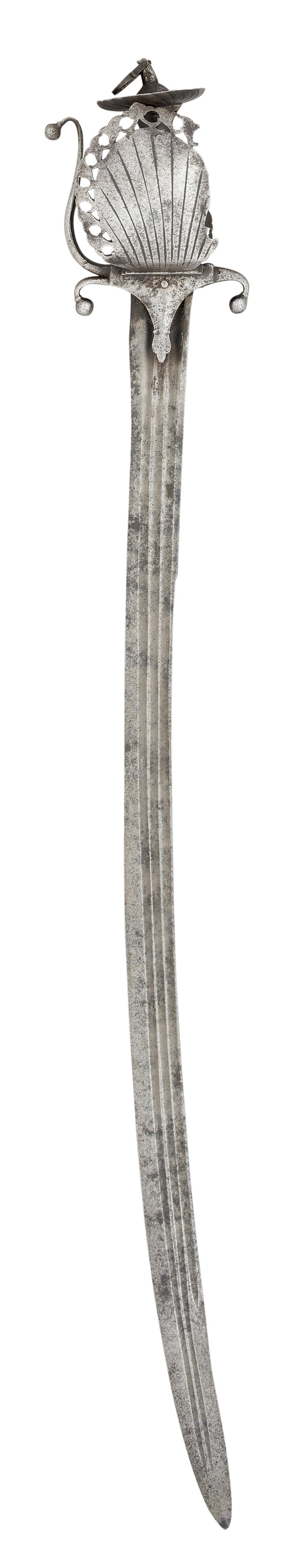 Lot 10 - A VERY RARE SOUTH INDIAN SWORD IN THE