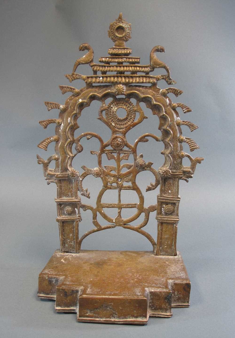 Lot 86 - A LARGE SHRINE FOR A DEITY