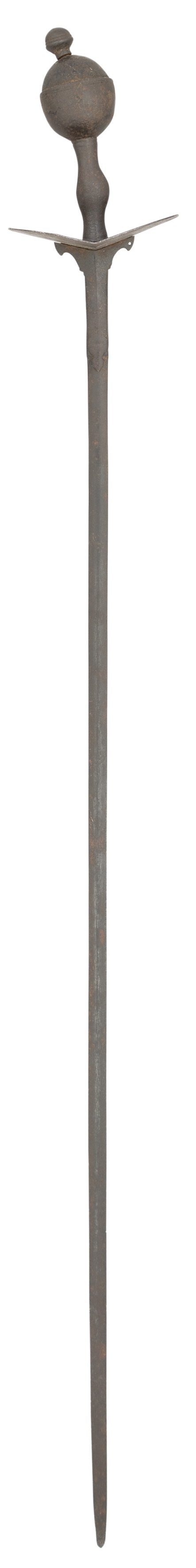 Lot 4 - A RARE SOUTH INDIAN RAPIER, 16TH/17TH CENTURY,