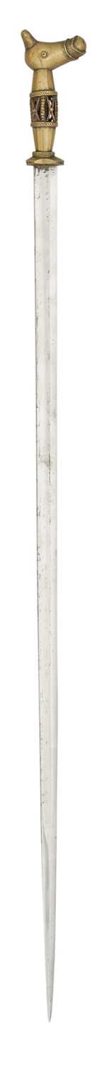Lot 13 - A SOUTH INDIAN SWORD , PROBABLY 17TH CENTURY