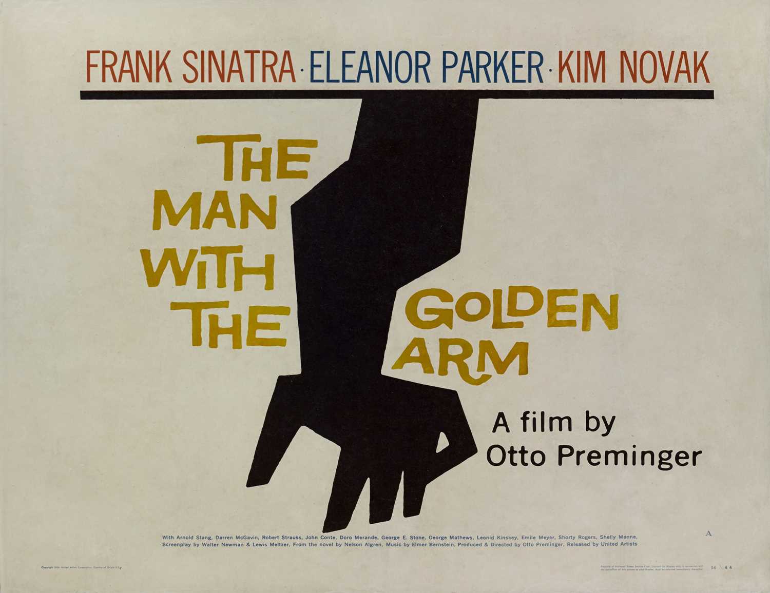 Lot 141 - THE MAN WITH THE GOLDEN ARM