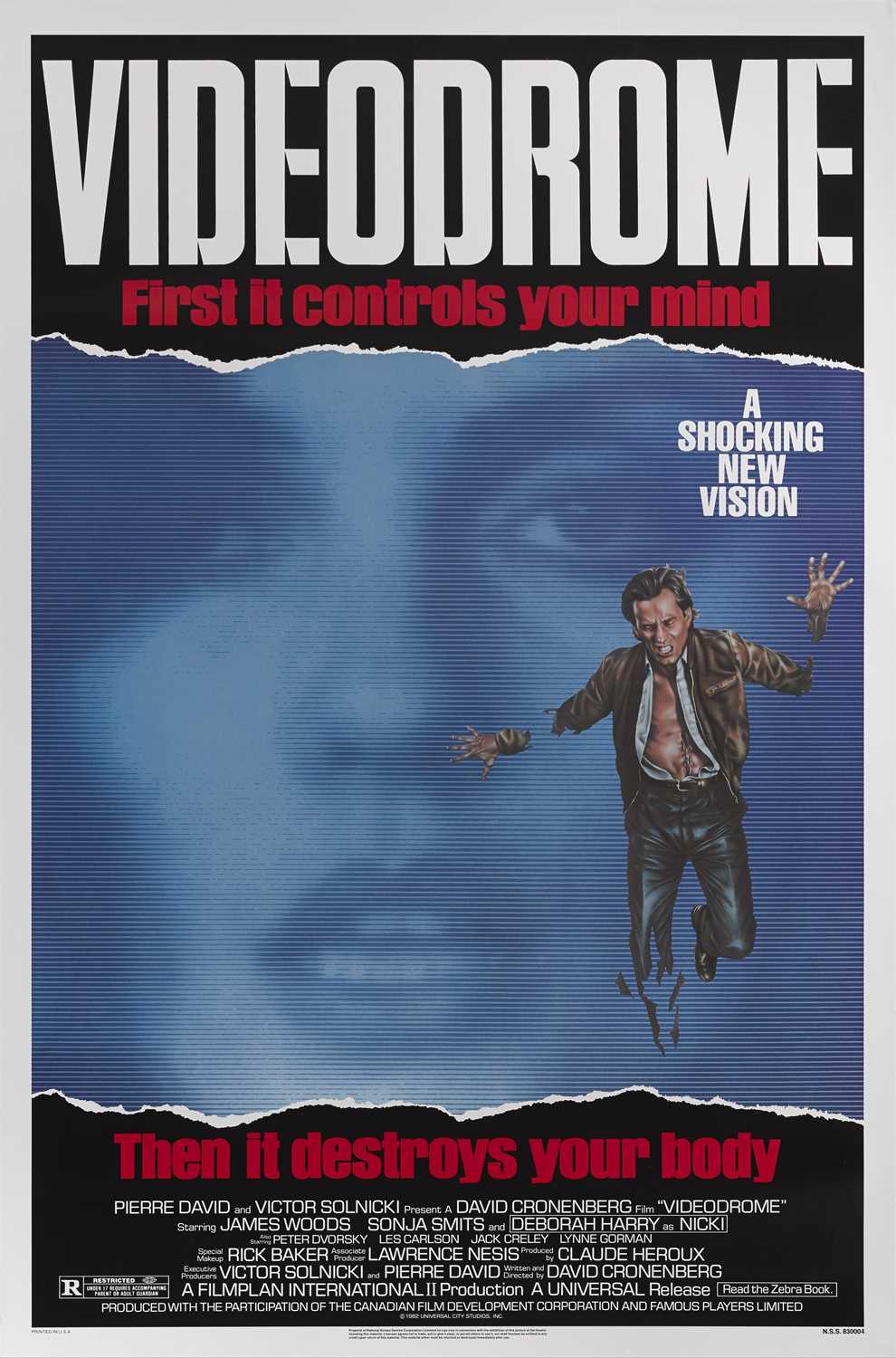 Lot 250 - THREE DAVID CRONENBERG POSTERS