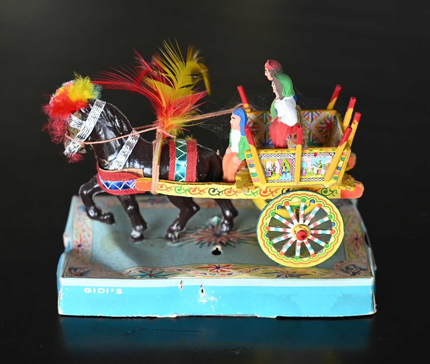 Lot 75 - PAPER HORSE AND WAGON