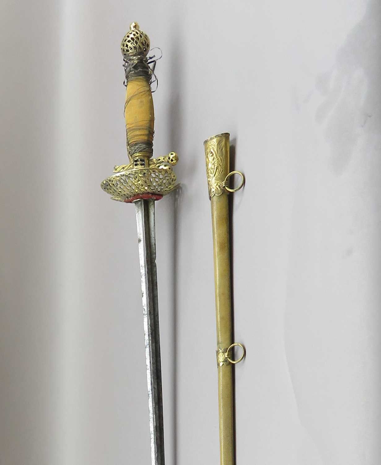 Lot 129 - â€¡A NORTH EUROPEAN SMALL-SWORD, CIRCA 1770