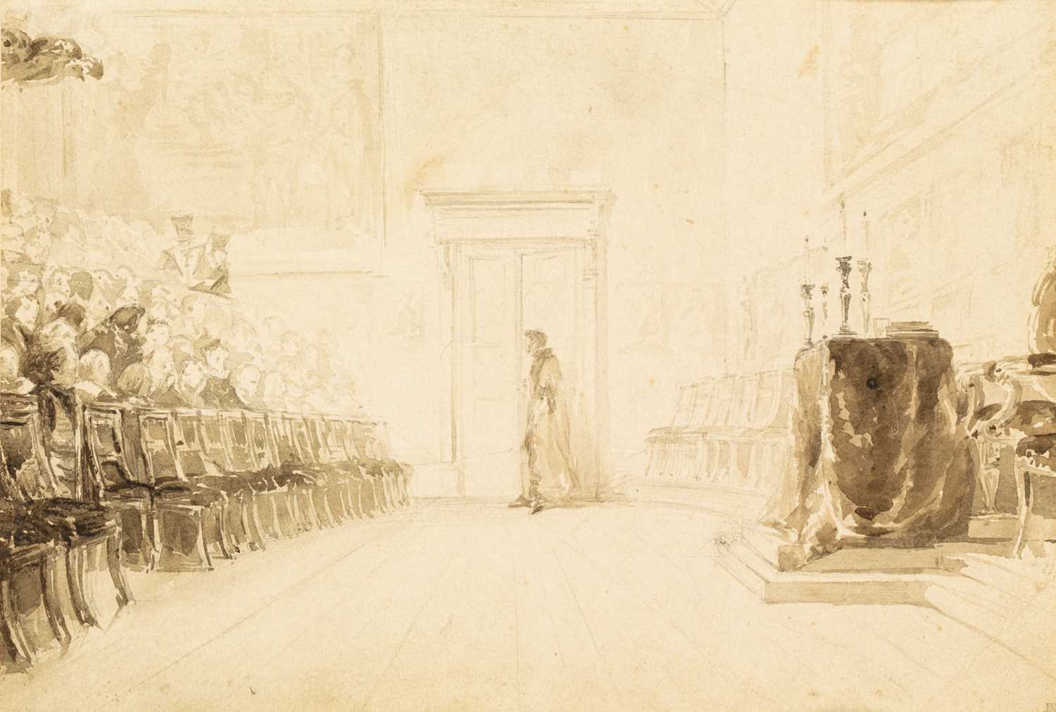 Lot 1 - DANIEL MACLISE, RA (1806-1870) SUSPENSE