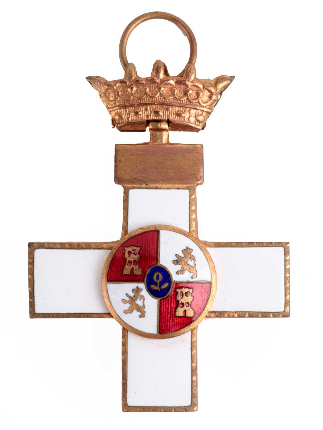 Lot 112 - SPAIN: A SPANISH MILITARY MERIT CROSS