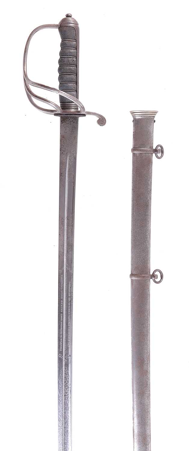Lot 248 - AN 1822 PATTERN ARTILLERY SWORD BY HENRY