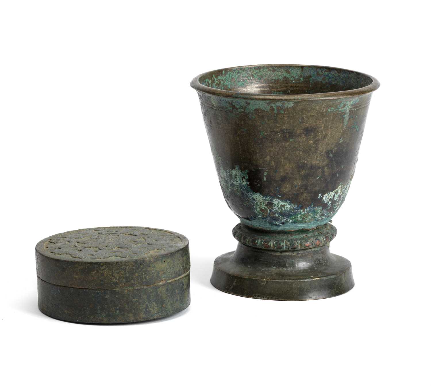 Lot 265 - TWO KHMER BRONZE VESSELS