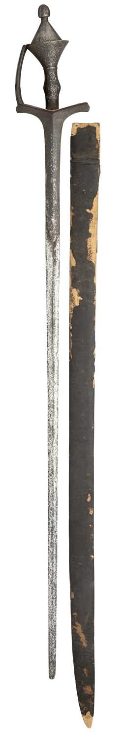Lot 11 - A SOUTH INDIAN RAPIER, 17TH CENTURY, POSSIBLY