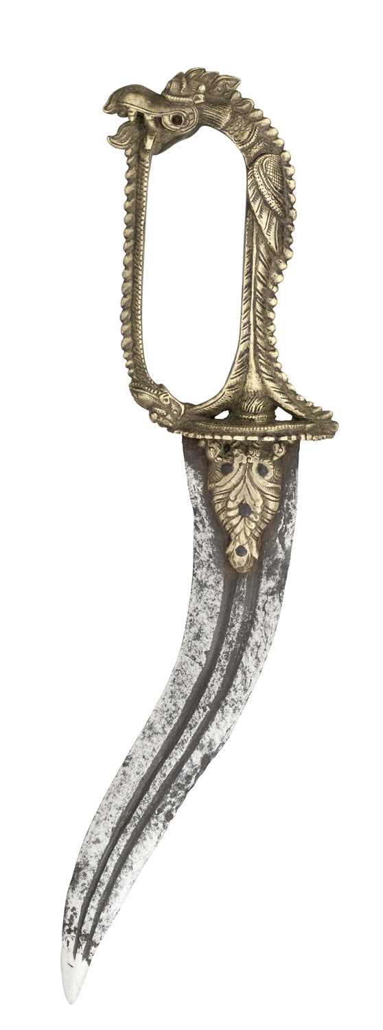 Lot 38 - AN INDIAN DAGGER (KHANJAR), 17TH/18TH CENTURY,