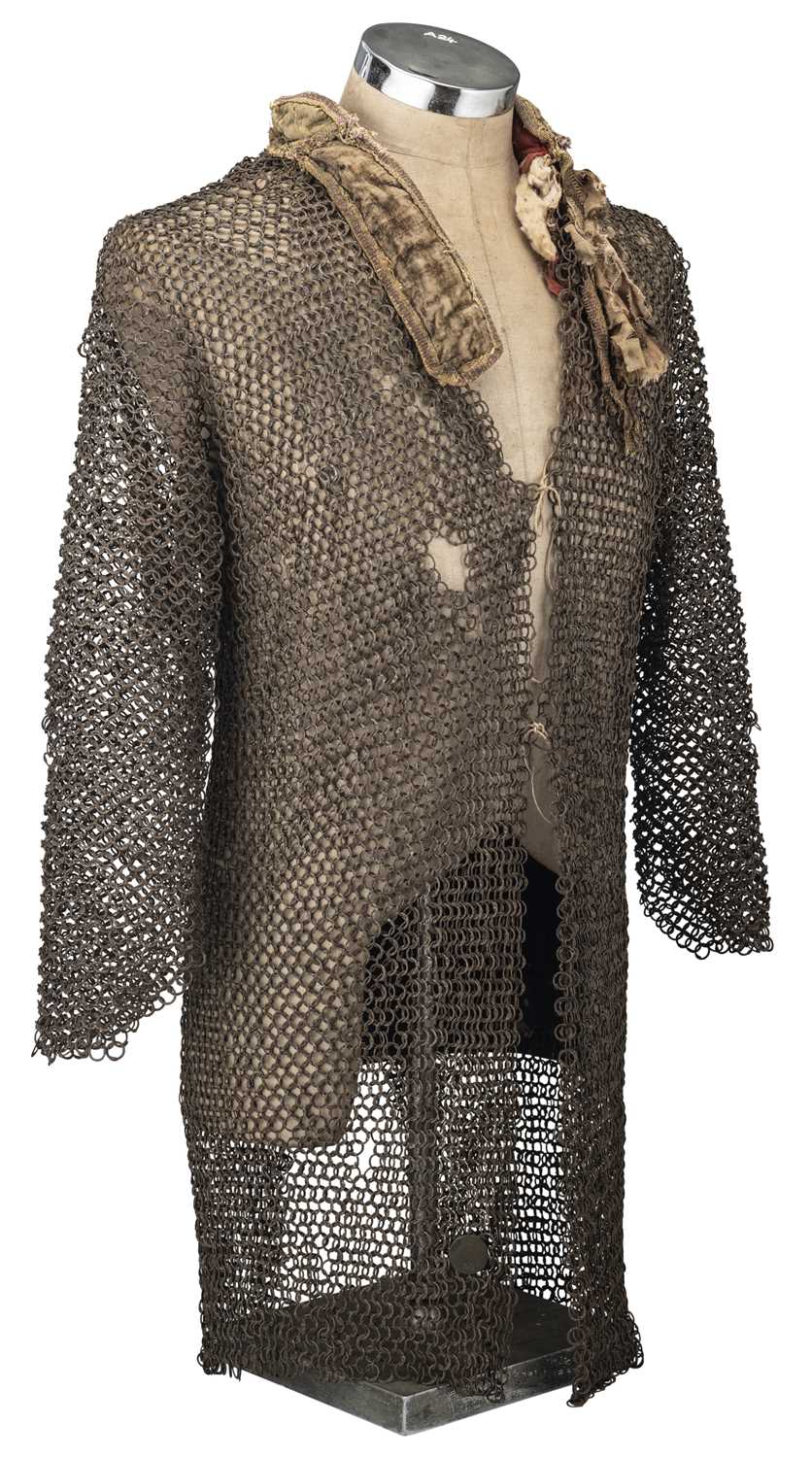 Lot 68 - A RARE INDO-PERSIAN MAIL SHIRT WITH INSCRIBED