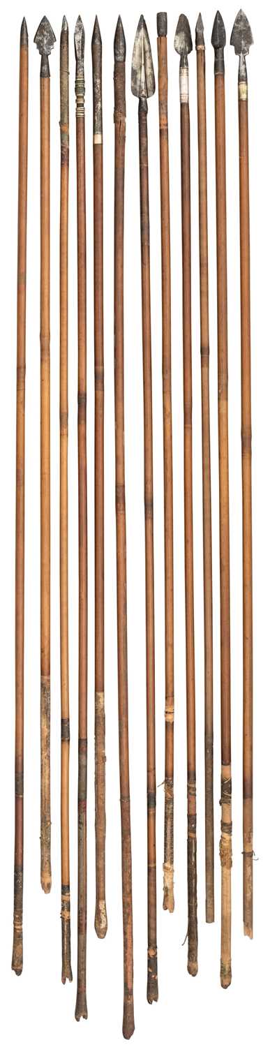 Lot 172 - TWELVE INDIAN ARROWS, 18TH/19TH CENTURY