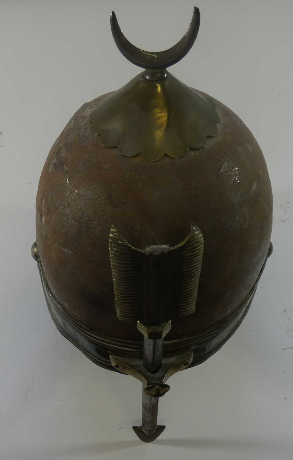Lot 188 - A RARE FRENCH STEEL HELMET FOR AN OFFICER OF
