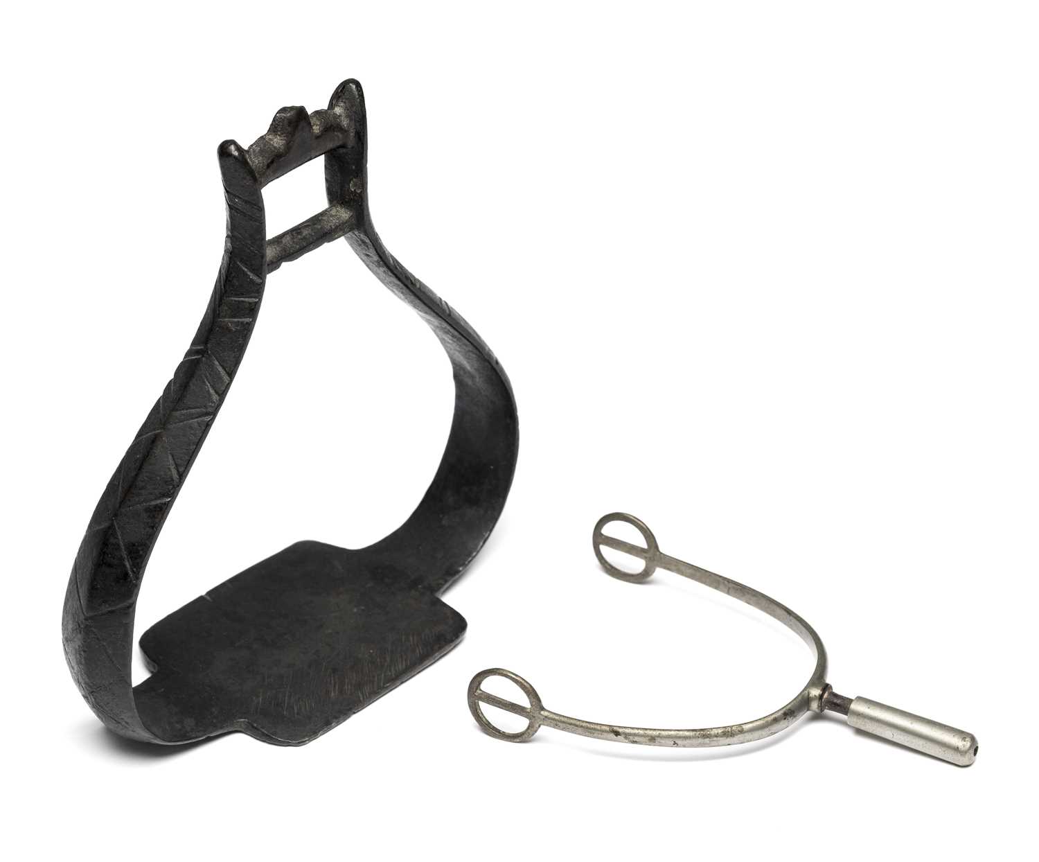 Lot 235 - A COPPER ALLOY STIRRUP, LATE 15TH/EARLY 16TH