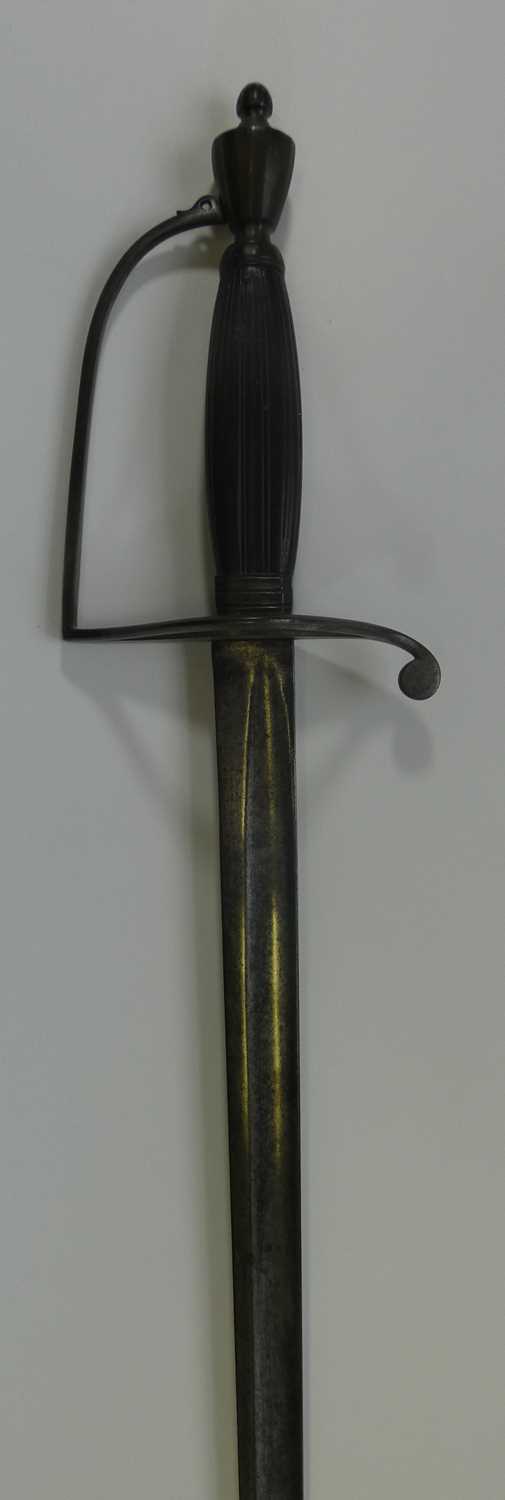 Lot 292 - AN INFANTRY OFFICER'S SPADROON, CIRCA 1770