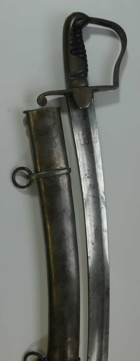 Lot 297 - A 1796 PATTERN LIGHT CAVALRY TROOPER'S SWORD