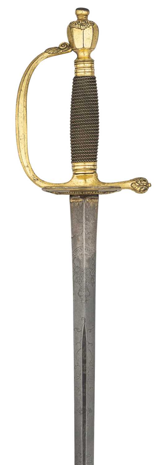 Lot 299 - A 1786 PATTERN INFANTRY OFFICER'S SWORD